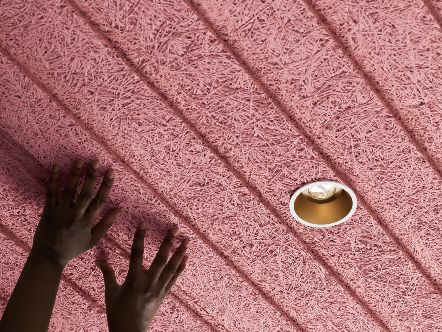BAUX Wood Wool Ceiling Pinstripe - BAUX