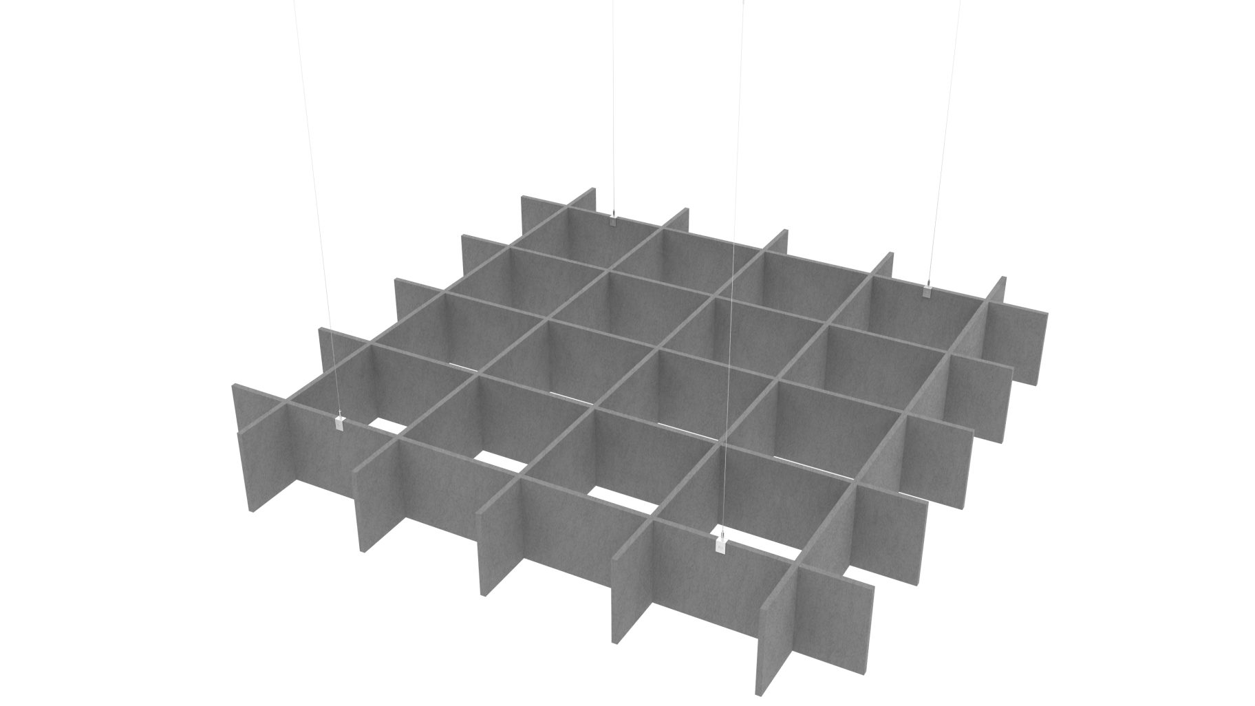 BAUX X-FELT Floating Grid – Grid Baffles | BAUX