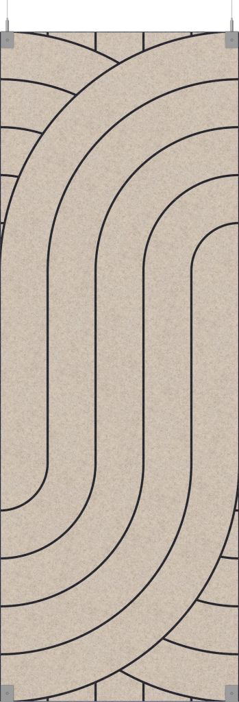 BAUX X-FELT Floating Panels Flow Widestripe | BAUX