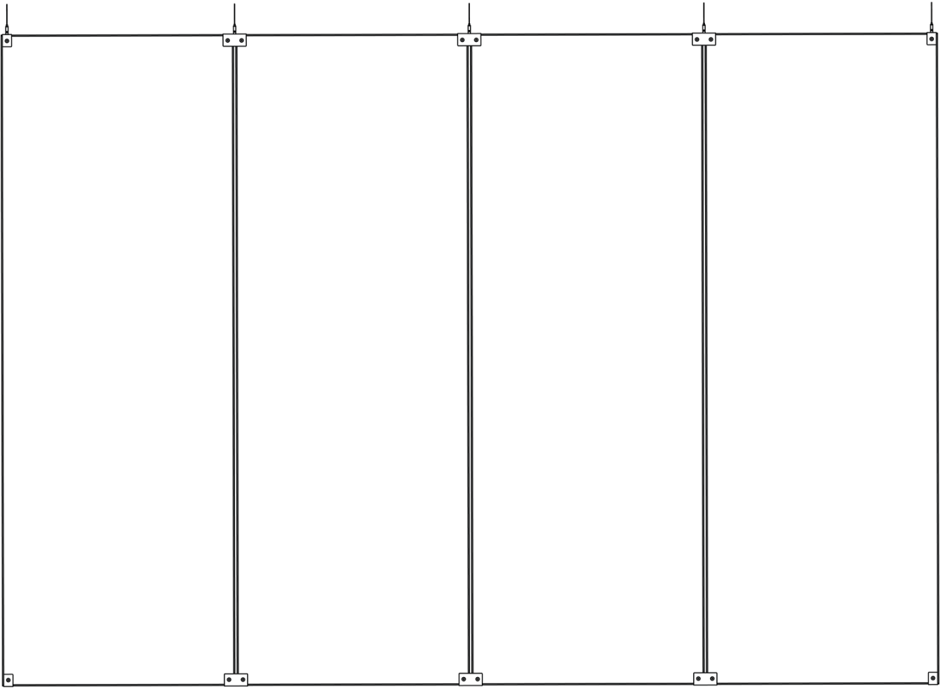 BAUX X-FELT Floating Panels Plain | BAUX